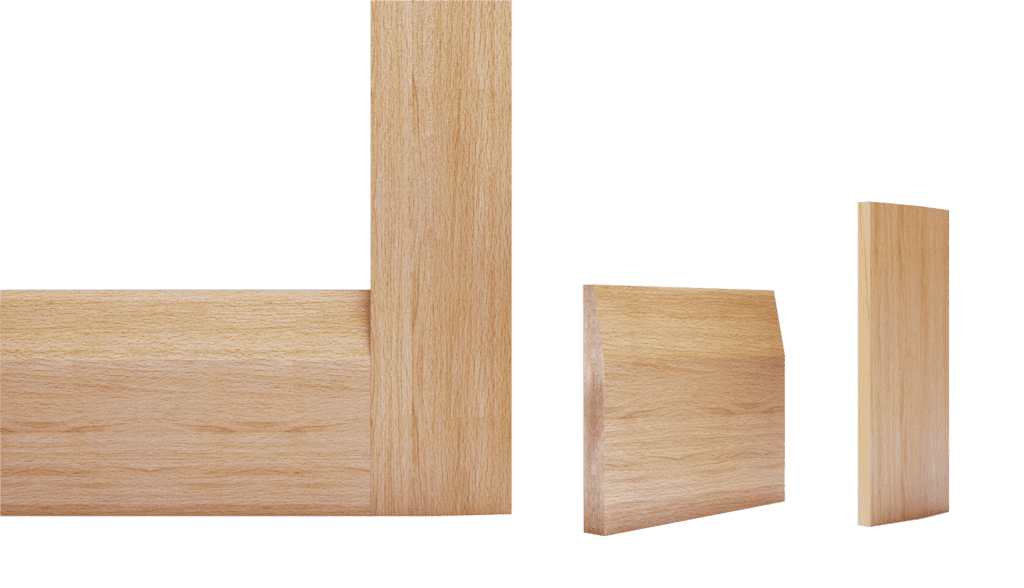 Internal Skirting Set Half Splayed Oak | Doorphoria