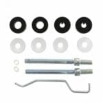 Atlantic Pull Handle Back to Back Fixing Kit 19mm – Matt Black | Doorphoria