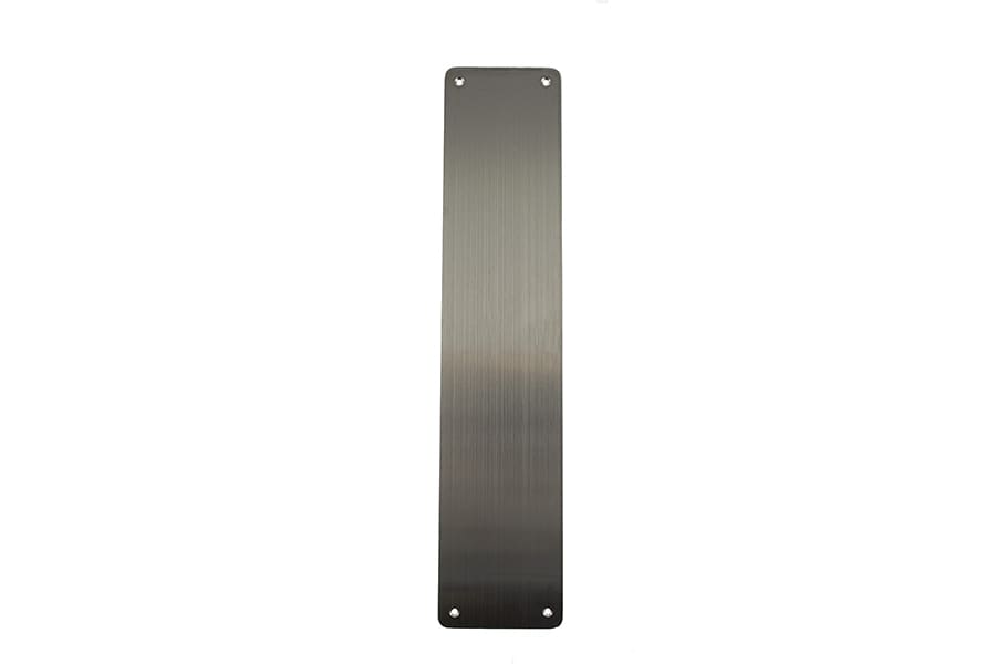 Atlantic Finger Plate Pre drilled with screws 350mm x 75mm – Satin ...